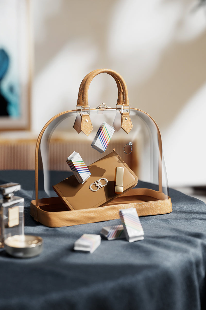 Rainbow Mini Wet Wipes For hands, mouth and buttocks, bulk pack of 8 ...